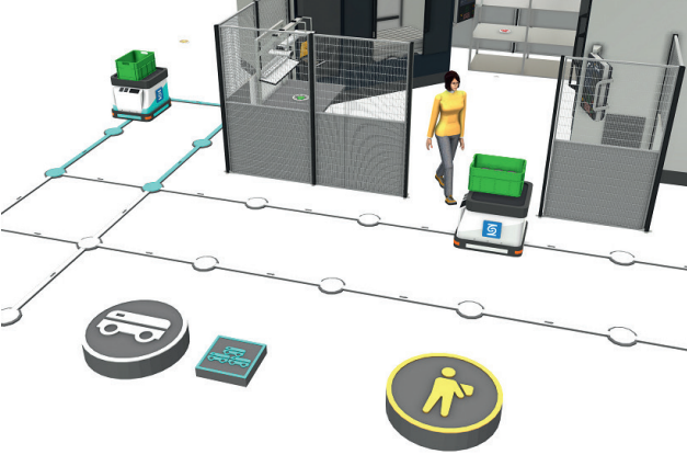 효율적인 AGV 경로 및 작업 관리