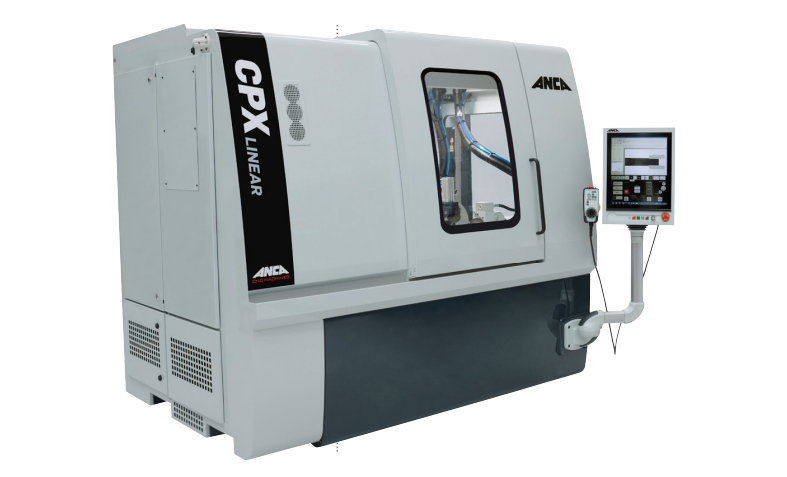 ANCA의 CPX Linear로 가늘고 긴 시리즈 블랭크를 유연하게 그라인딩할 수 있다