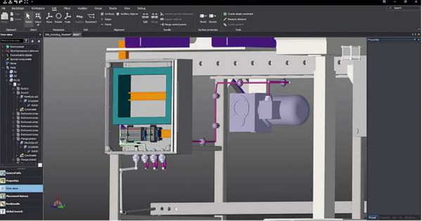 EPLAN, 디지털 트윈을 통한 기계 케이블링